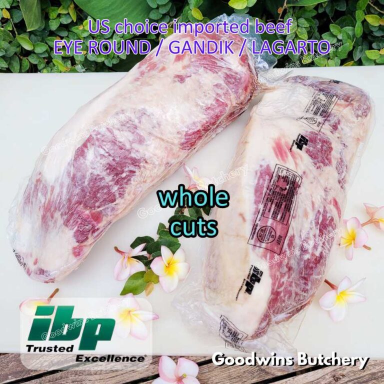 Beef EYE ROUND sliced teriyaki stirfry 1.2kg | Brazil FRIBOI FRIGON ...