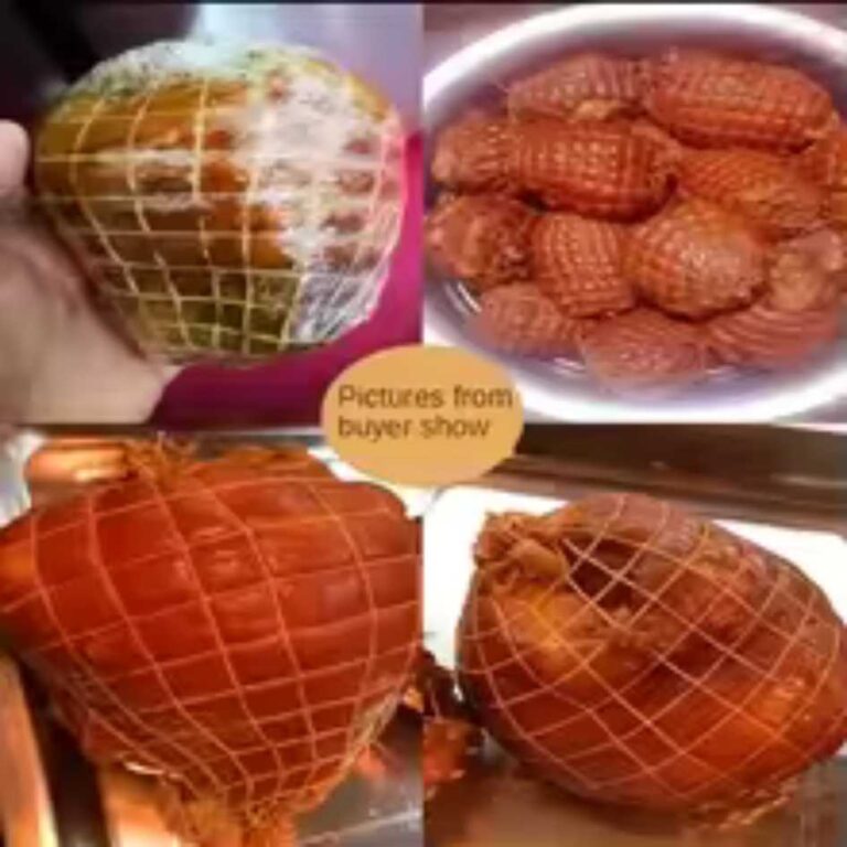 Meat netting roll elastic mesh 16 36 48 holes food-grade for Ham ...